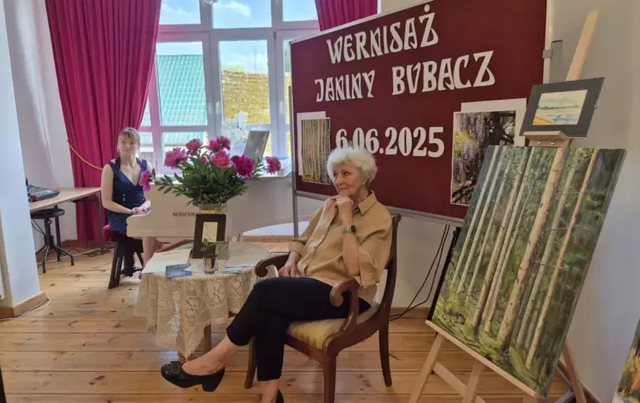 WERNISAŻ JANINY BUBACZ - GOKiS Węgorzyno